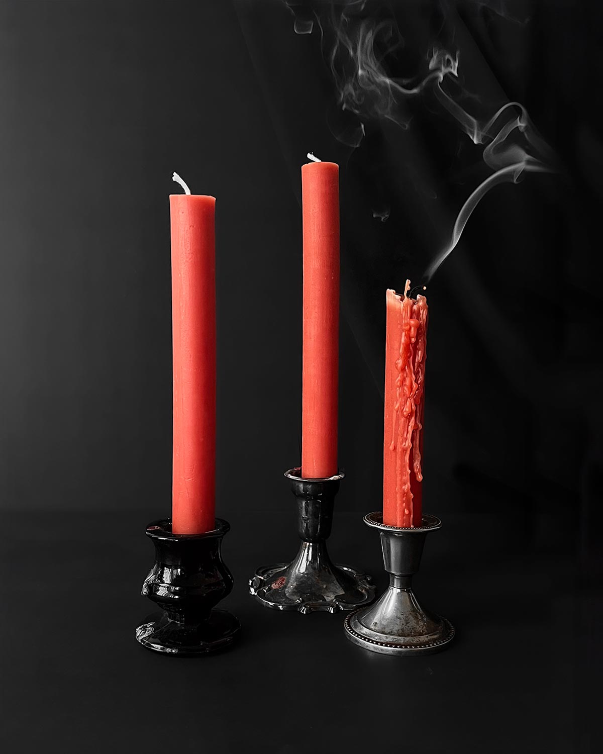 Roman Numeral Birthday Candles ~ Ebony & Ivory – Graveyard Wanders