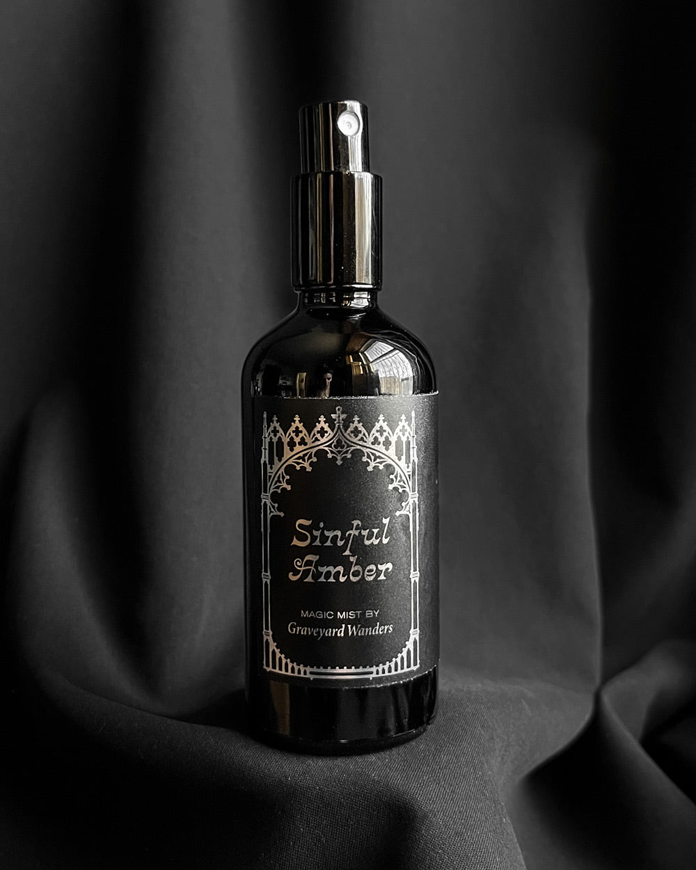 Sinful Amber ~ Perfume Mist (Amber & Soft Florals) – Graveyard Wanders